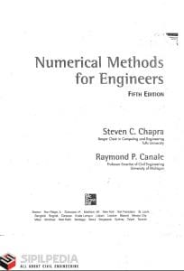 Numerical Methods For Engineer | Sipilpedia