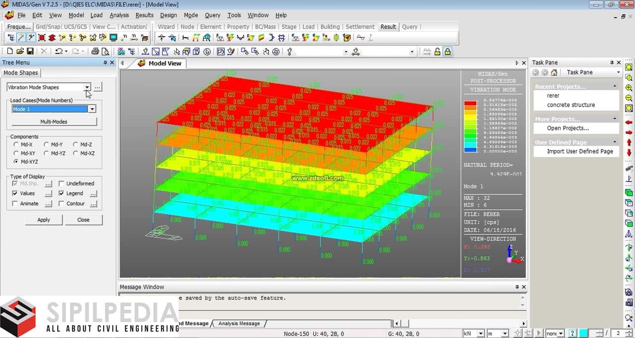 Tutorial MIDAS Lengkap Berbahasa Indonesia | Sipilpedia