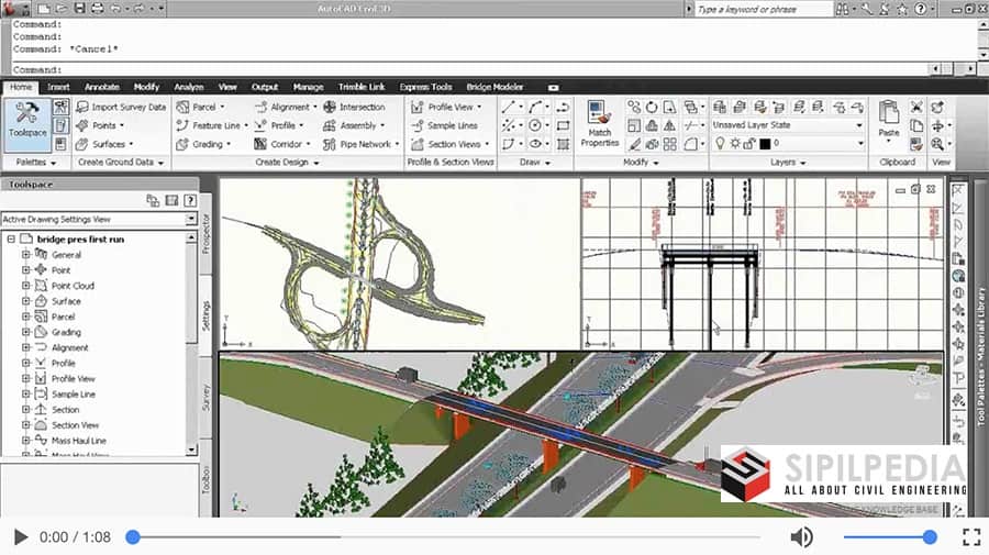 Autocad Civil 3D Bridge Modelling Module 2017 | Sipilpedia