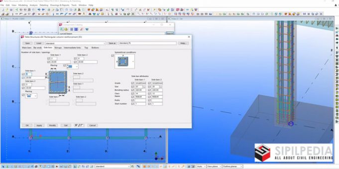 Modeling in Tekla Structures – Reinforcement Assignment | Sipilpedia