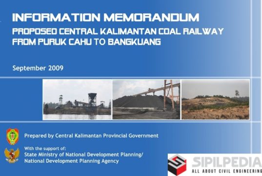 Kalimantan Coal Railway Project | Sipilpedia