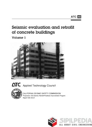 ATC 40 Seismic Evaluation and Retrofit of Concrete Buildings | Sipilpedia