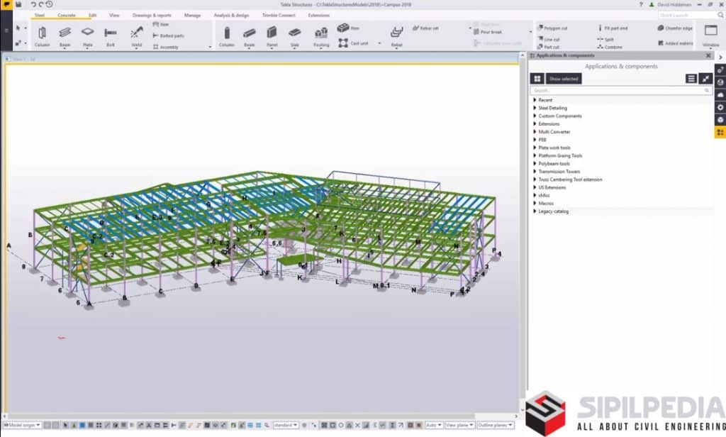 Customizing your Component Catalog within Tekla Structures | Sipilpedia