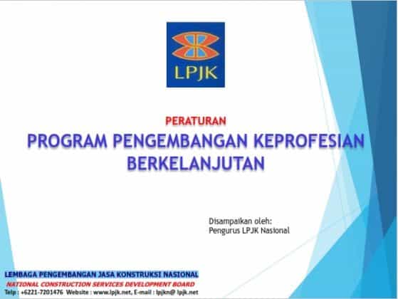 PERATURAN PROGRAM PENGEMBANGAN KEPROFESIAN BERKELANJUTAN | Sipilpedia