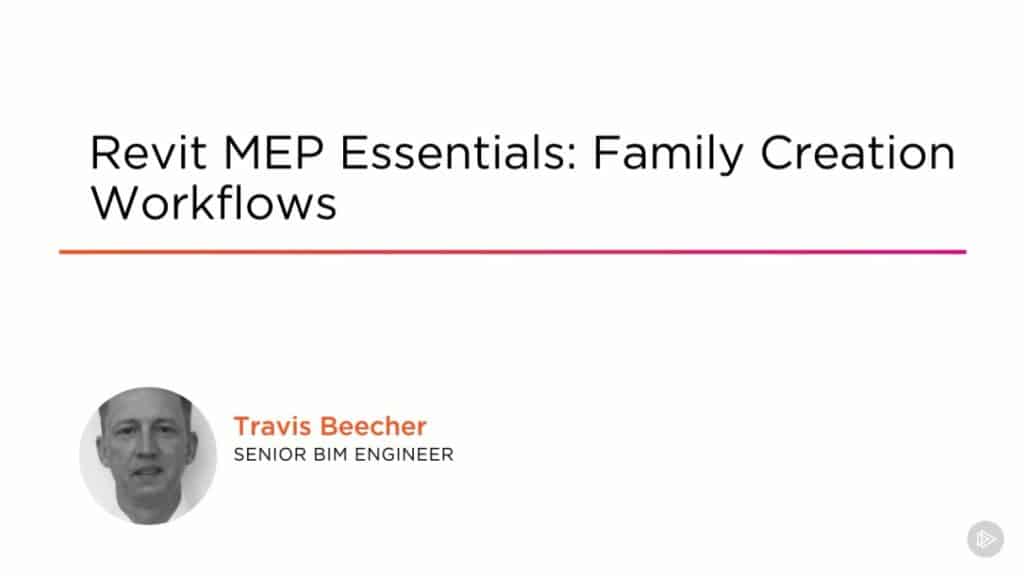 Pluralsight Revit MEP Essentials Family Creation Workflows | Sipilpedia