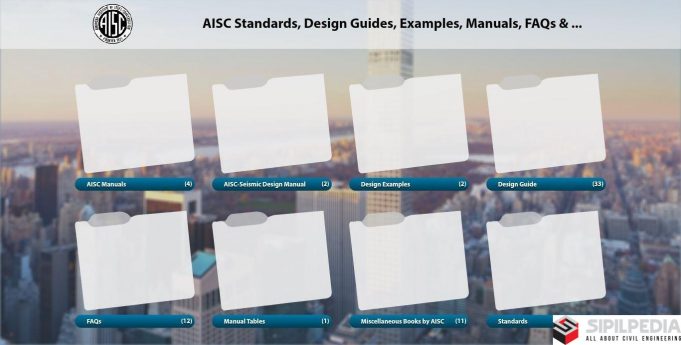 AISC Standards, Design Guides, Examples, Manuals, FAQs | Sipilpedia