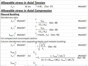 ASD 89 calculation for Beam-Column member | Sipilpedia