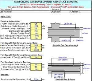 REINFORCING BAR DEVELOPMENT AND SPLICE LENGTHS”Per ACI 318M-05 Building ...