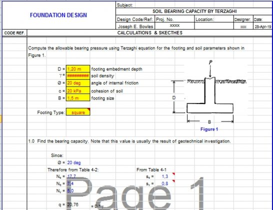 SOIL BEARING CAPACITY BY TERZAGHI | Sipilpedia