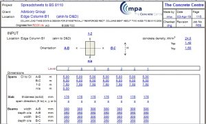 COLUMN LOAD TAKE DOWN & DESIGN FOR SYMMETRICALLY REINFORCED RECT ...