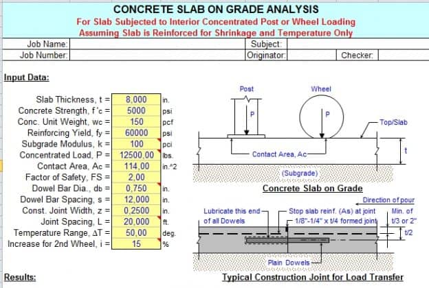 CONCRETE SLAB ON GRADE ANALYSIS (For Slab Subjected to Interior ...