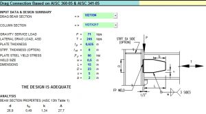 Drag Connection Based on AISC 360-05 & AISC 341-05 | Sipilpedia