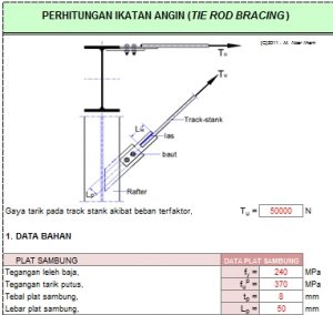 Perhitungan Purlin dan Bracing | Sipilpedia