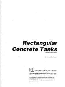 Concrete_PCA Rectangular Concrete Tanks – 5th Edition | Sipilpedia