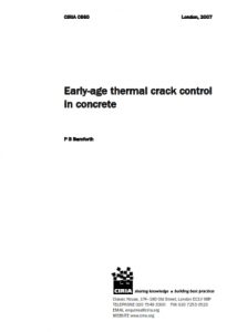 Concrete_Early Age Thermal Crack Control in Concrete | Sipilpedia