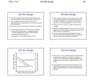 Concrete _ACI Mix Design | Sipilpedia