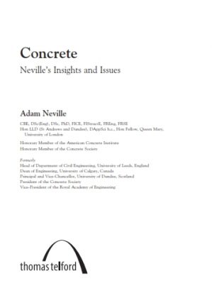 Concrete ” Neville’s Insights and Issues | Sipilpedia