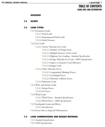 PCI Bridge Manual_Table Of Contents Loads And Load Distribution ...