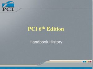 PCI Design Handbook_Handbook History_PCI 6th Edition | Sipilpedia