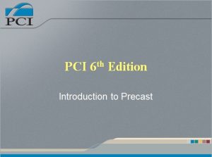 PCI Design Handbook _Introduction to Precast_PCI 6th Edition | Sipilpedia