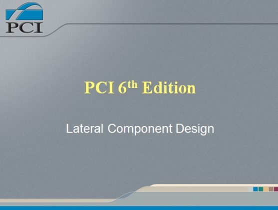 PCI Design Handbook_Lateral Component Design_PCI 6th Edition | Sipilpedia
