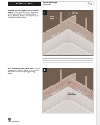 Prestressed Concrete _Example of Tendon Installation | Sipilpedia