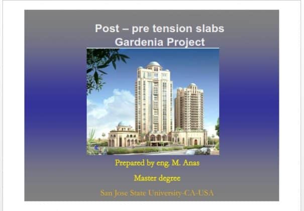 Prestressed Concrete _Pre and Post Tension Slabs | Sipilpedia