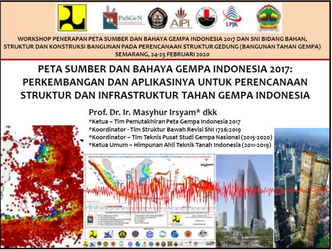 Peta Sumber dan Bahaya Gempa 2017 : Perkembangan dan Aplikasinya untuk ...