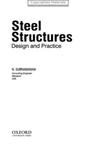 Steel Structures Design and Practice by N. SUBRAMANIAN | Sipilpedia