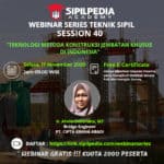 WEBINAR SERIES TEKNIK SIPIL | Sipilpedia