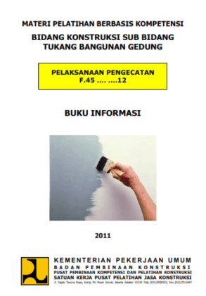 MATERI PELATIHAN BERBASIS KOMPETENSI BIDANG KONSTRUKSI SUB BIDANG ...