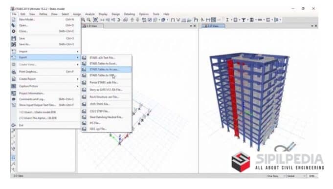 Tutorial Básico de ETABS 2015 | Sipilpedia