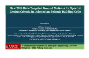 New 2019 Risk-Targeted Ground Motions For Spectral Design Criteria In Indonesia Seismic Building ...