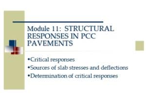 STRUCTURAL RESPONSES IN PCC PAVEMENTS | Sipilpedia