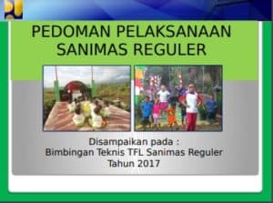 PEDOMAN PELAKSANAAN SANIMAS REGULER | Sipilpedia
