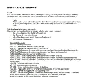Design and Construction of Concrete Masonry Buildings_SPECIFICATION ...