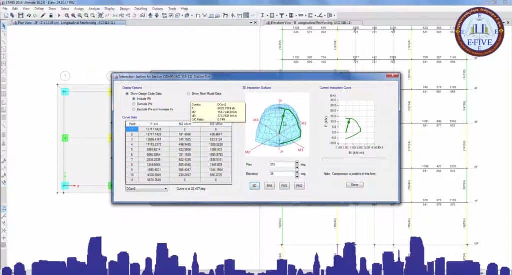 CSI ETABS 2016 spColumn V5.50 Result Comparation Check or investigation ...