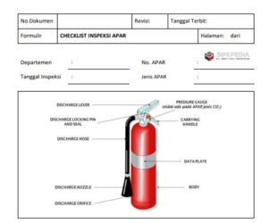 CHECKLIST INSPEKSI APAR | Sipilpedia