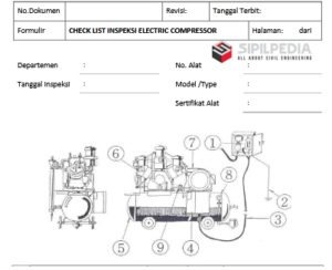 CHECK LIST INSPEKSI ELECTRIC COMPRESSOR | Sipilpedia