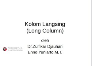 Kolom Langsing | Sipilpedia