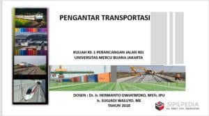 PENGANTAR TRANSPORTASI | Sipilpedia