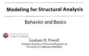 Modeling For Structural Analysis | Sipilpedia