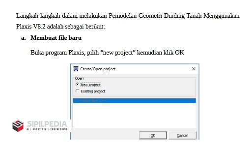 Pemodelan Geometri Dinding Tanah Menggunakan Plaxis V8.2 | Sipilpedia
