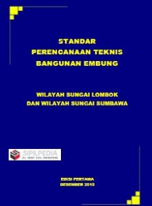 STANDAR PERENCANAAN TEKNIS BANGUNAN EMBUNG | Sipilpedia