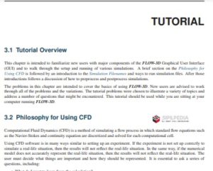 Tutorial Flow 3D | Sipilpedia