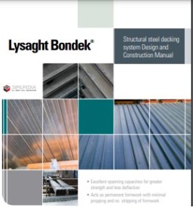 Lysaght Bondek Steel Decking Design and Construction Manual | Sipilpedia