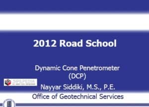 Dynamic Cone Penetrometer (DCP) | Sipilpedia