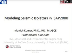 Modeling Seismic Isolator in Sap2000 | Sipilpedia