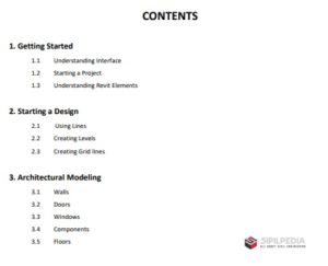 Revit Handout | Sipilpedia