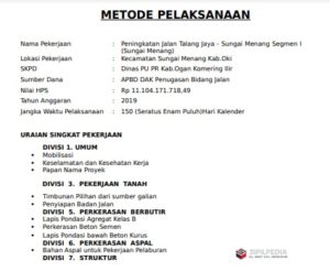 Metode Pelaksanaan Peningkatan Jalan | Sipilpedia